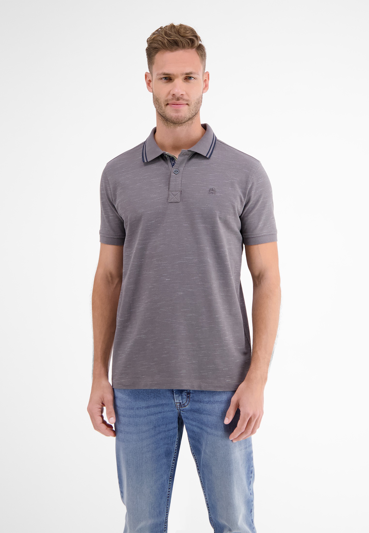 LERROS Poloshirt »LERROS Poloshirt in Two-Tone-Piqué« online kaufen bei ...