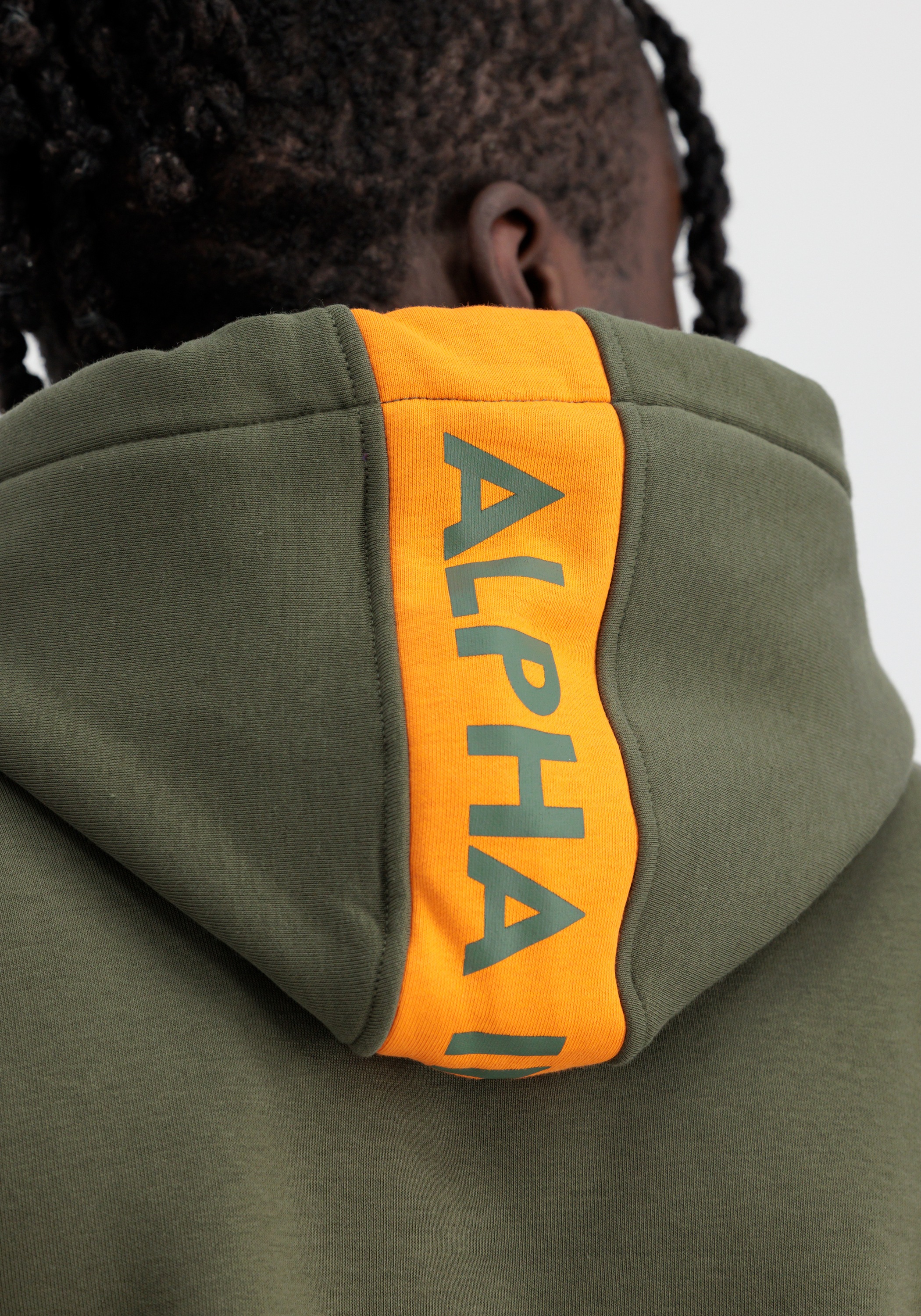 Alpha Industries Hoodie »Alpha Industries Men - Hoodies Red Stripe ...