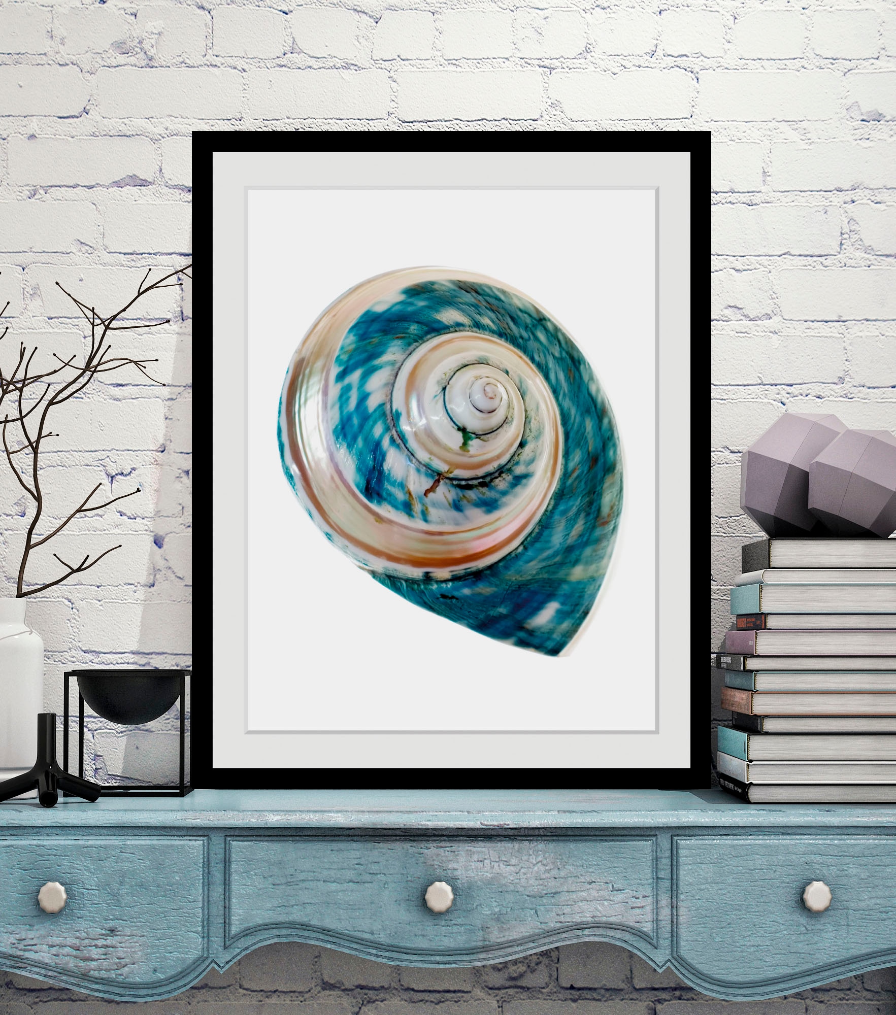 queence Bild »Lukas«, Meer-Wassertiere-Kunst, (1 St.), HD Premium Poster-Druck inkl. Holzrahmen ...