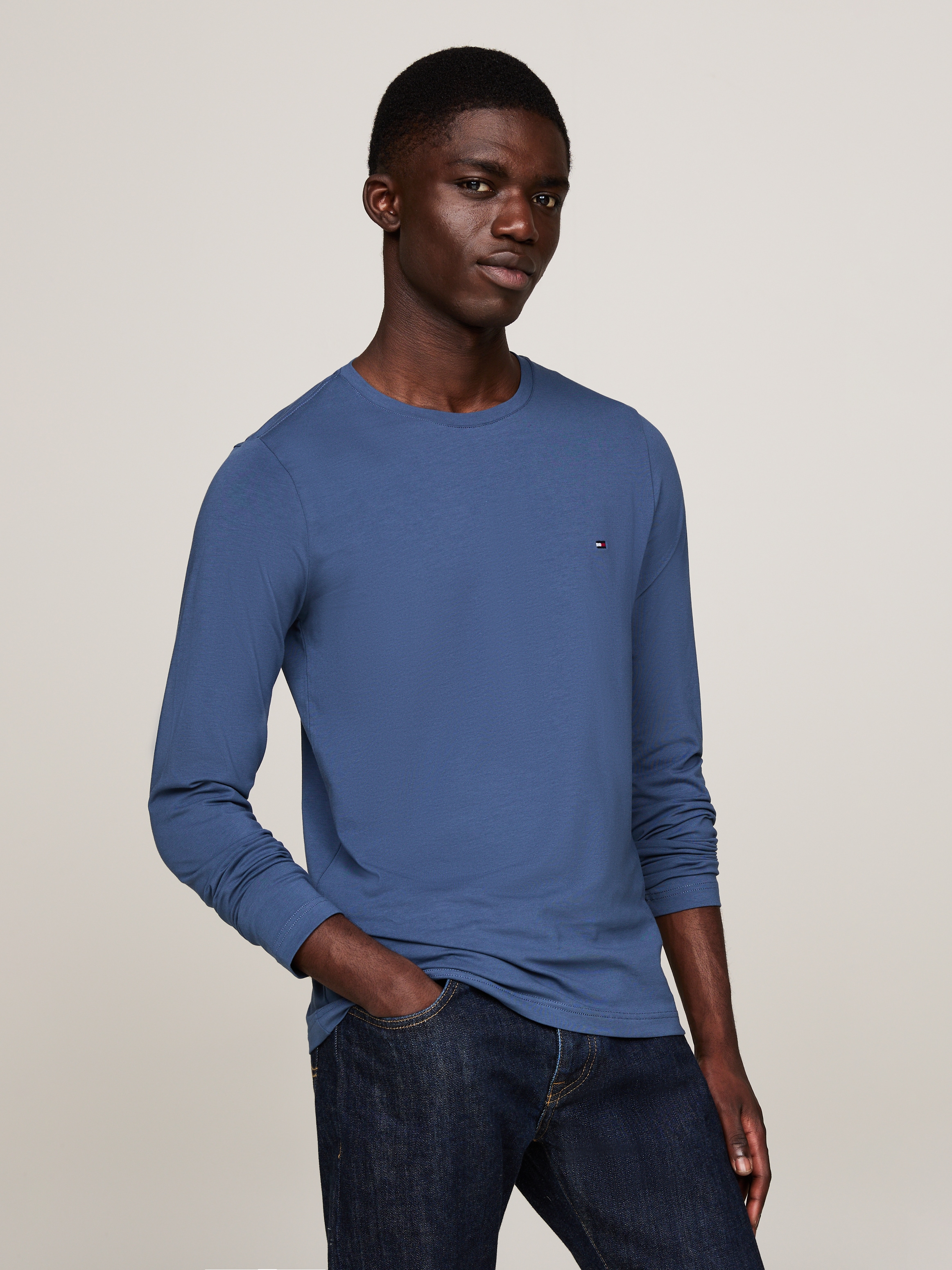 Tommy hilfiger slim fit long sleeve store
