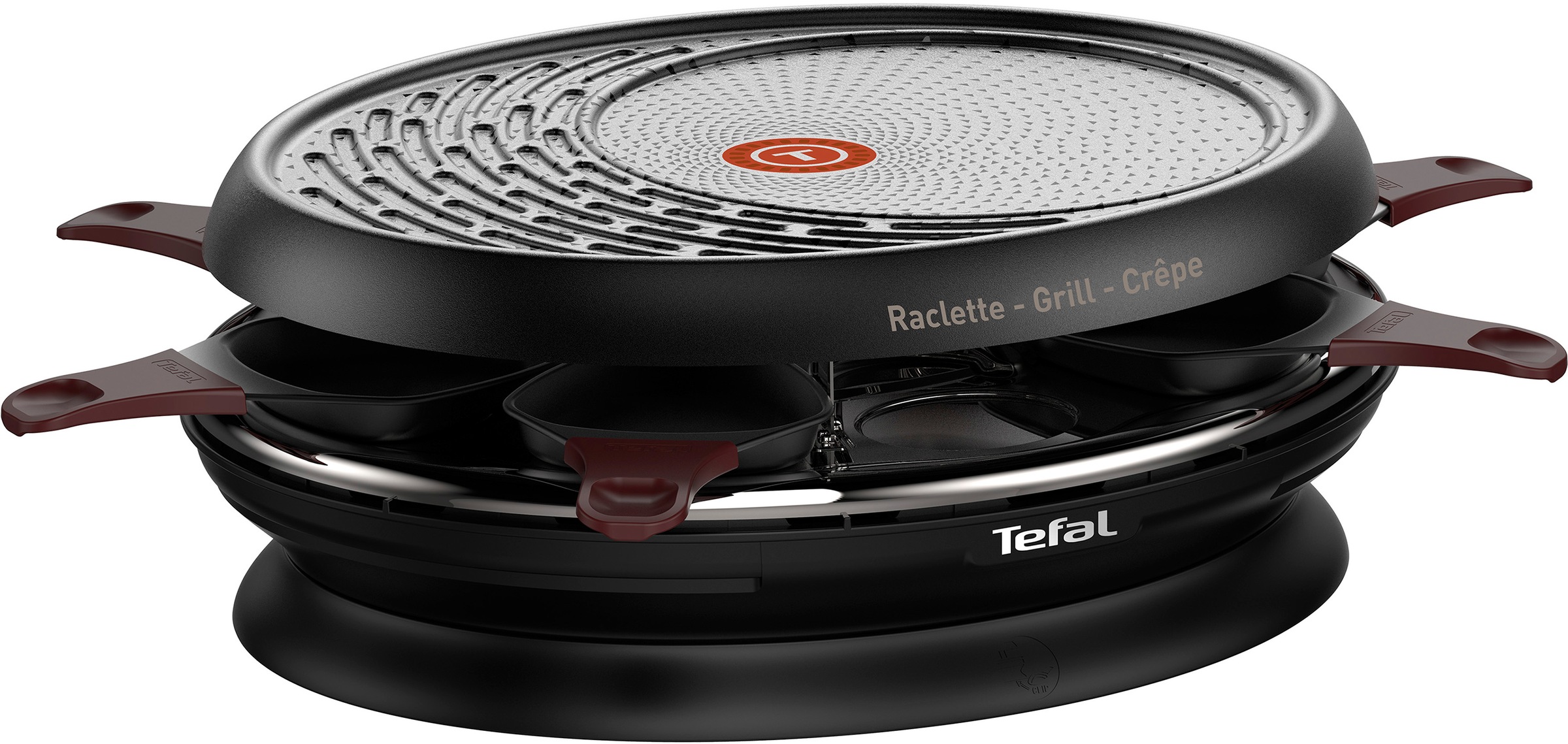 Tefal Raclette »RE3200 Store'In Raclette 3in1«, 8 St. Raclettepfännchen ...