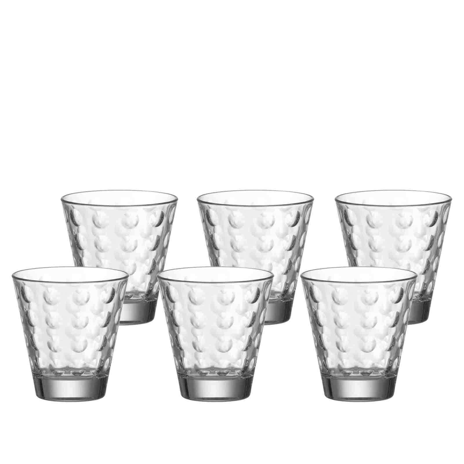 LEONARDO Glas »Trinkgläser Optic 215 ml 6er Set transparent« | OTTO