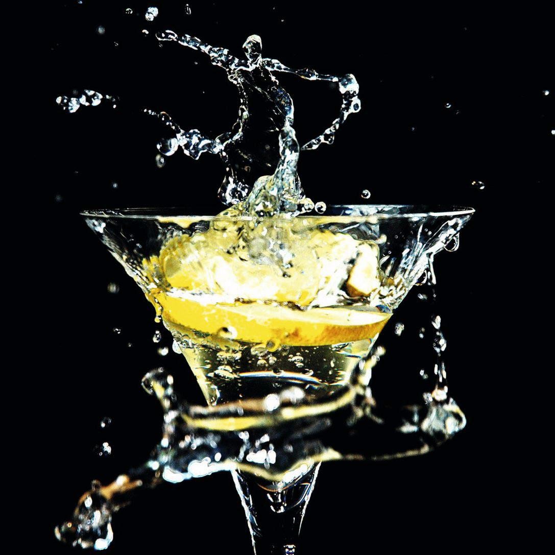 Reinders! Glasbild »Cocktail Splash Zitrone« bei OTTO