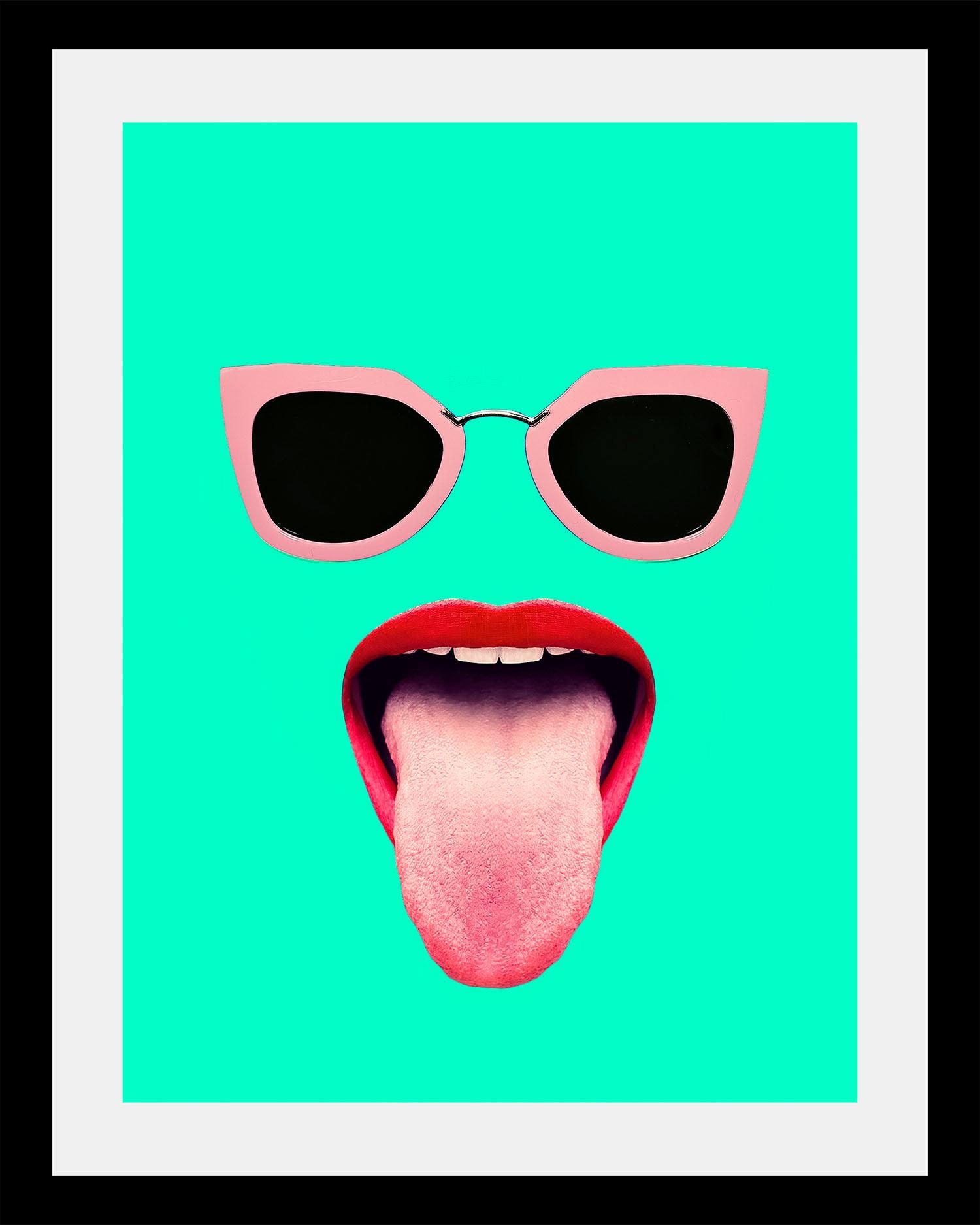 queence Bild »Brille + Mund«, in 3 Größen, gerahmt im OTTO Online Shop