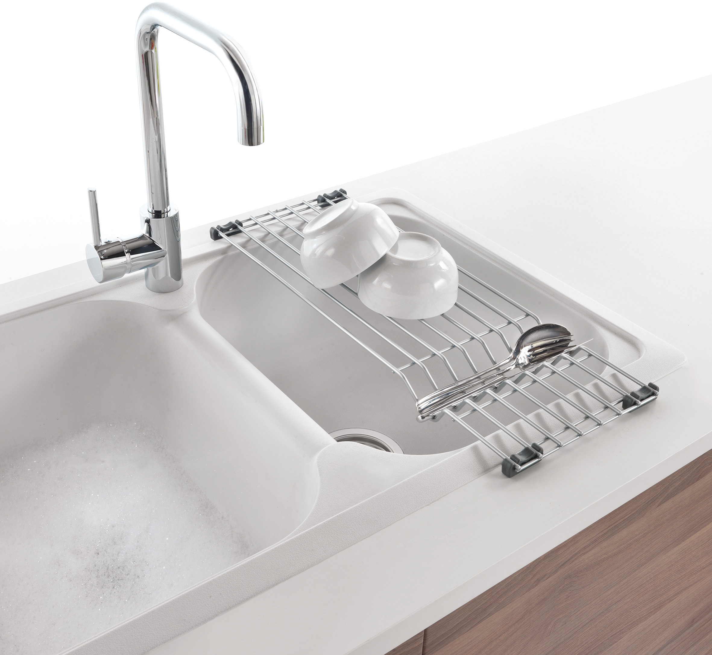 Metaltex Geschirrständer »Sink-Tex«, (Set, 1 tlg.), Abtropfgitter für ...